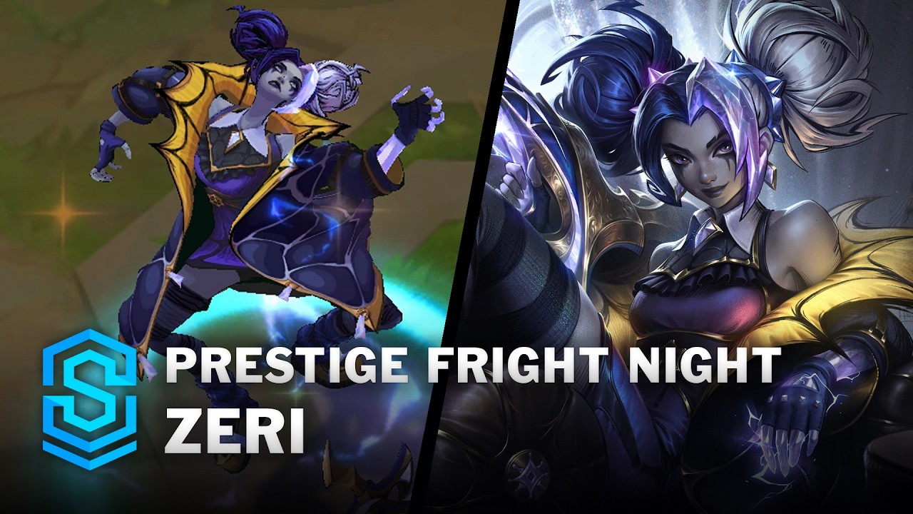 Prestige Fright Night Zeri Skin Spotlight - Pre-Release - PBE Preview ...
