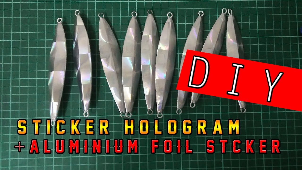 Cara Menampal Sticker Hologram Pada Metal JIG - YouTube