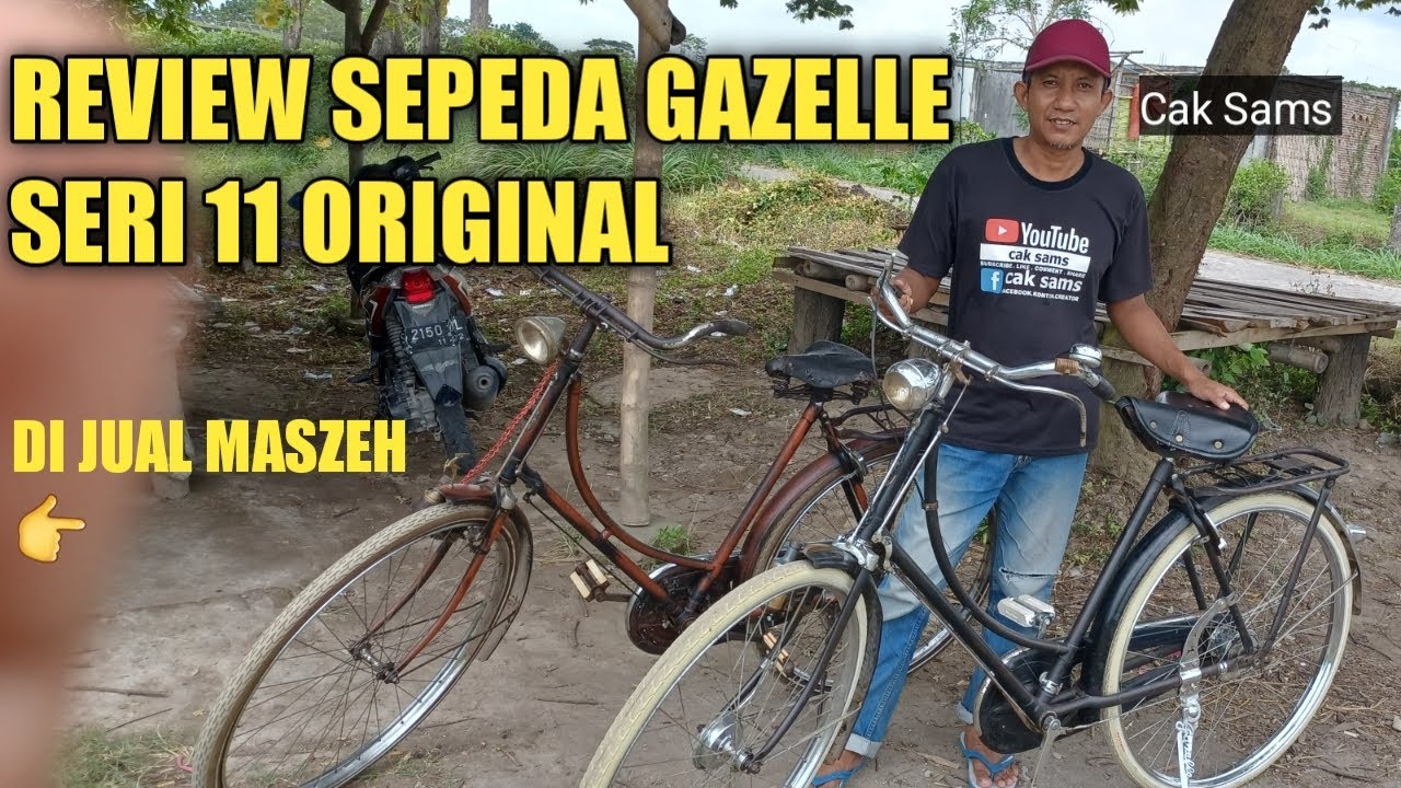 REVIEW LENGKAP SEPEDA GAZELLE SERI 11 ORIGINAL.STIR MODEL KUPU KUPU ...