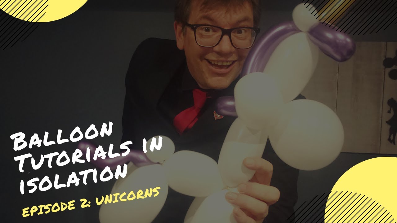 Balloon tutorials in isolation - Episode 02: Unicorns - YouTube