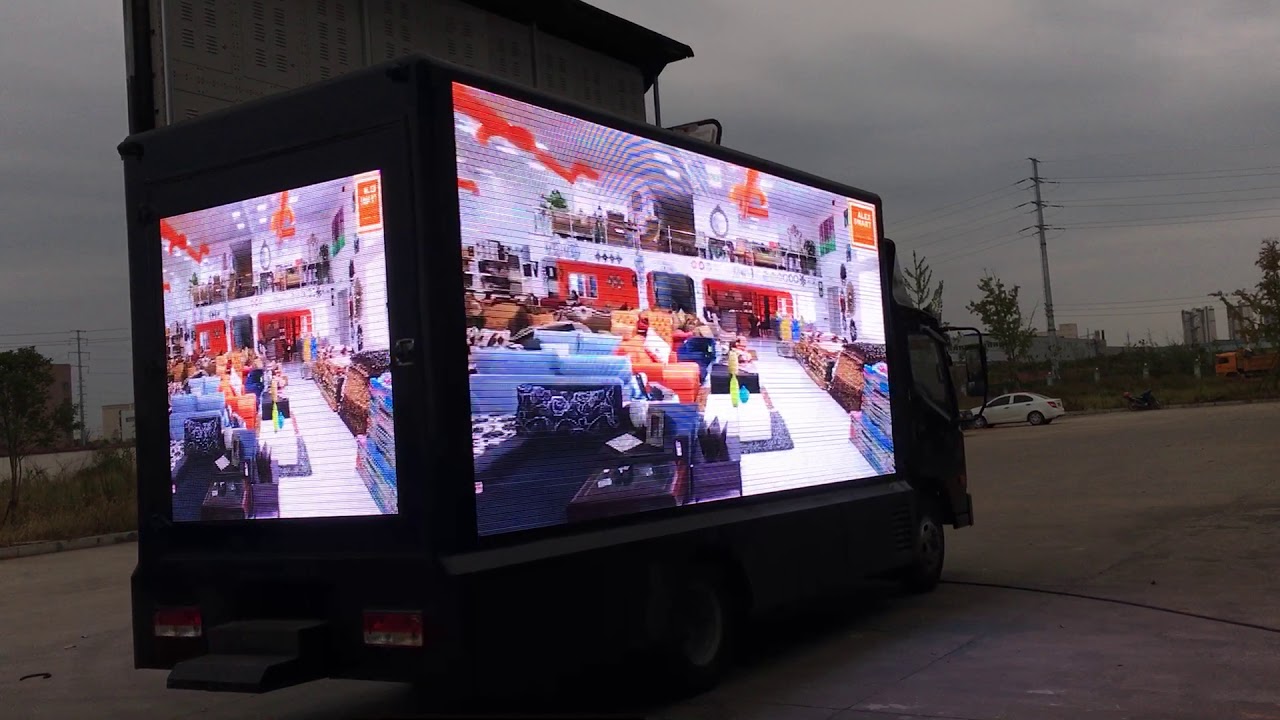 LED Display Truck 4 - YouTube