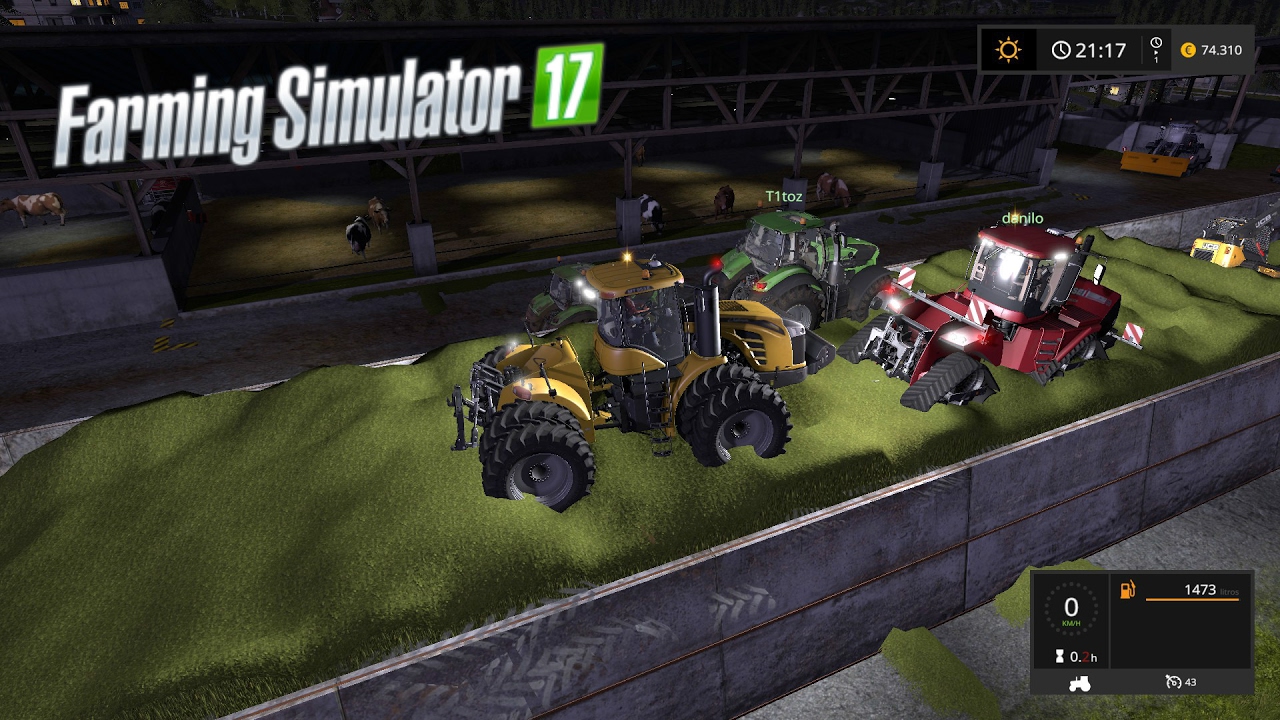 Multiplayer Farming Simulator 17 #16 | Ensilaje Máxima Cantidad - YouTube