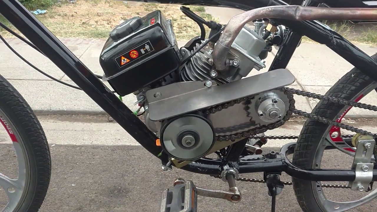 79cc gasbike/predator engine in a skyhawk/felt phantom faker gas tank ...