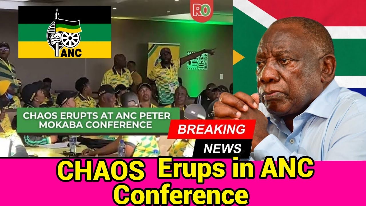 ANC Conference ERUPTS in Chaos | Factional Battles Rock Peter Mokaba ...