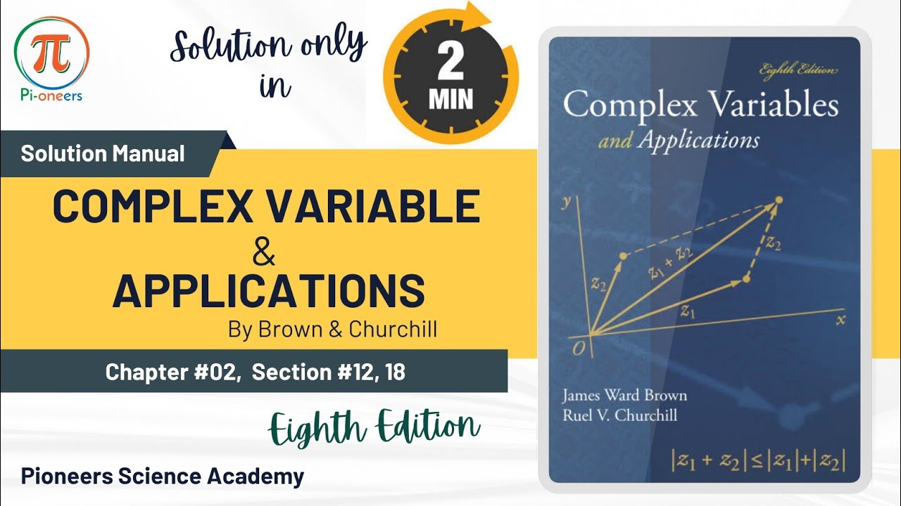 Chapter 02 | Section 12,18 | Complex Variable & applications by Brown ...
