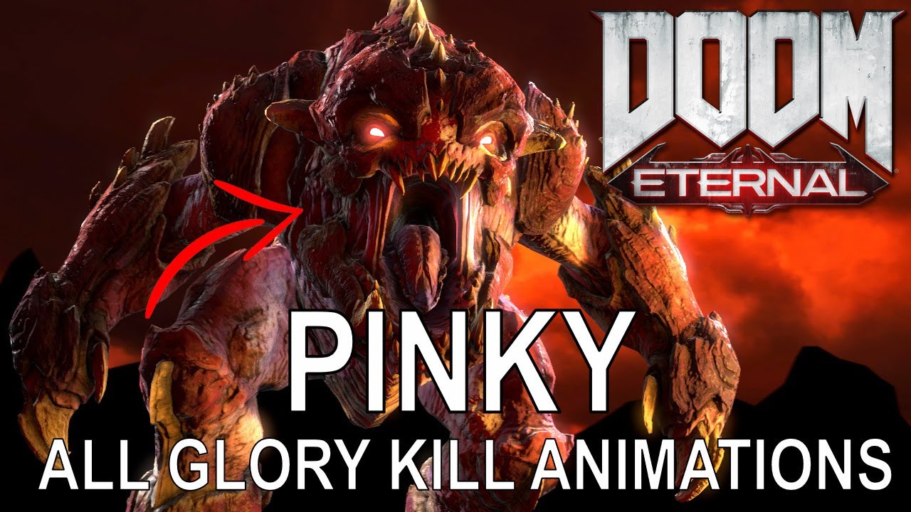 Doom Eternal - Pinky Mini Boss All Glory Kill Animations (Doom Eternal ...