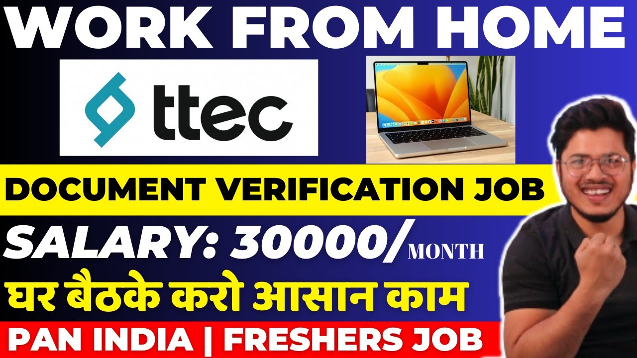 Document verification work from home job | Ttec Online job 2023 | Ttec ...