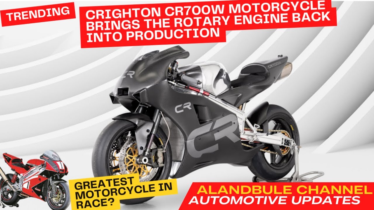 Crighton CR700W motorcycle brings the rotary engine back into ...