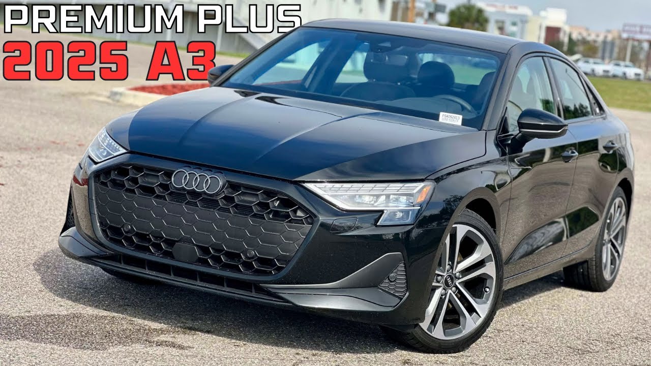 2025 Audi A3 Premium Plus Arrives With Blacked Out Trim, Extra Tech and ...