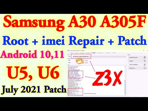 Samsung A30 Root imei Repair Patch Done | Samsung A305F U6 Android 10 July 2021 Security Patch ...