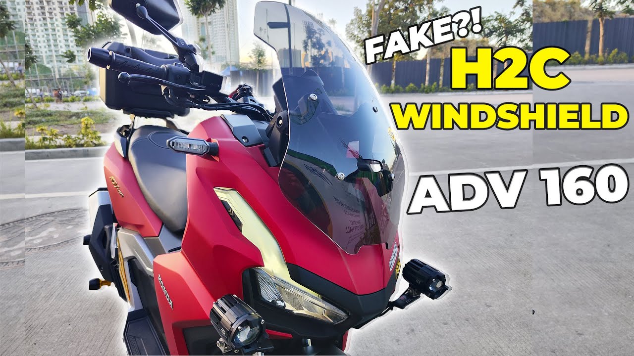 ADV 160 | H2C Windshield | ASTIG NITO! - YouTube