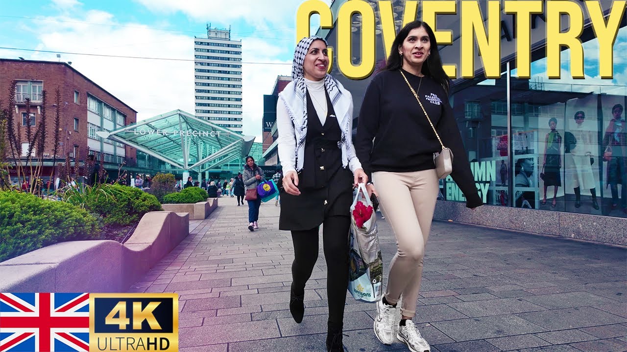 Coventry - City Tour 2024| Walking The Streets of Coventry | Central ...