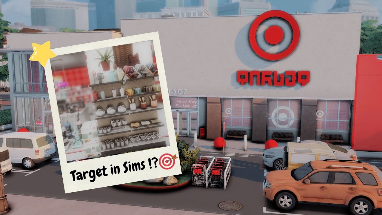 Target in the Sims 4!?! 🎯🛒| Simkoos Lot Overview | The Sims 4 - YouTube