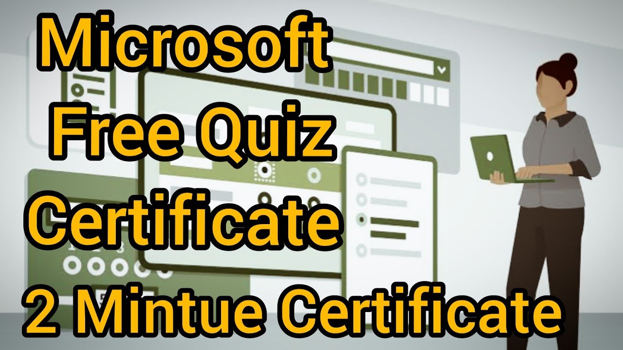 Microsoft Office E Quiz Certificate | National Level Quiz Certificate ...