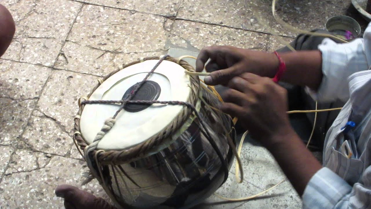 Making DHOL, TABLA, DRUMS {{Preparing for Navaratri}} - YouTube
