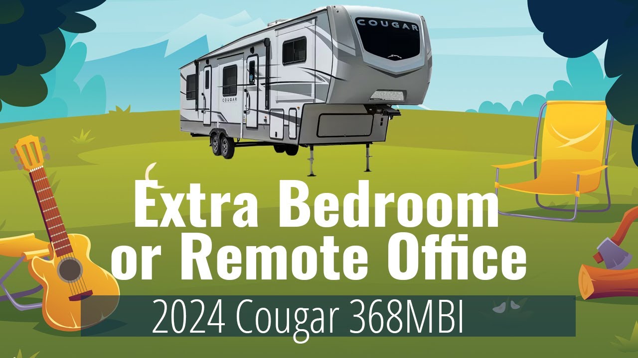 Discover the Ultimate Family & Remote Office Solution: Cougar 368MBI Fifth Wheel Tour - YouTube