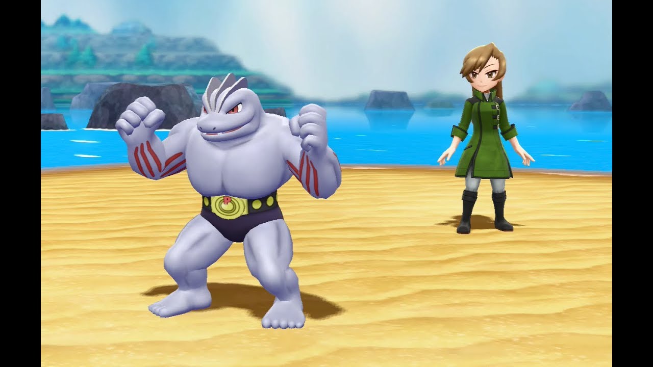 Pokémon: Let's Go, Eevee! Coach Trainer Pam Battle - YouTube