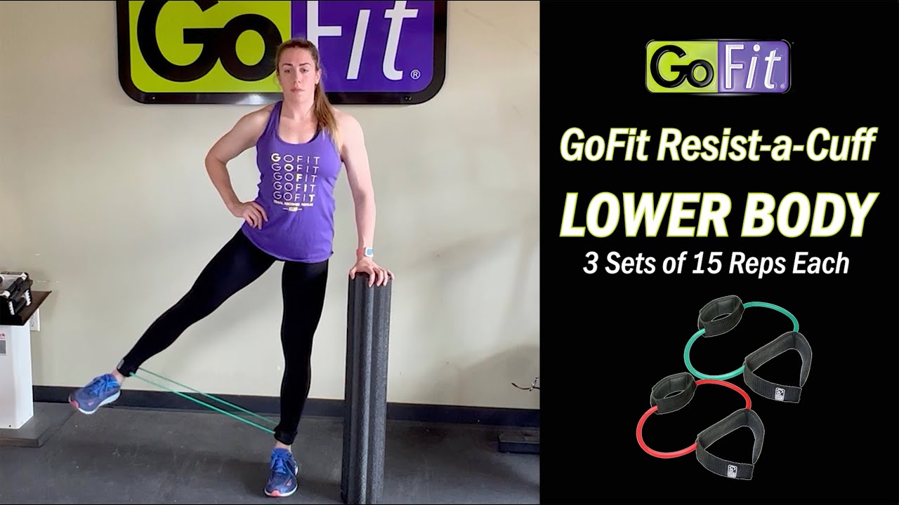 GoFit Resist-a-Cuff Lower Body Workout - YouTube