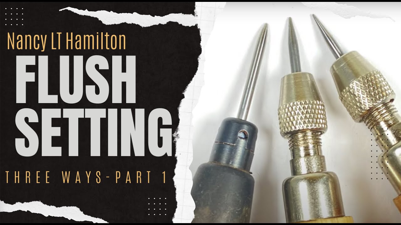 Stonesetting: Flush Setting 3 Ways - Part 1 - YouTube