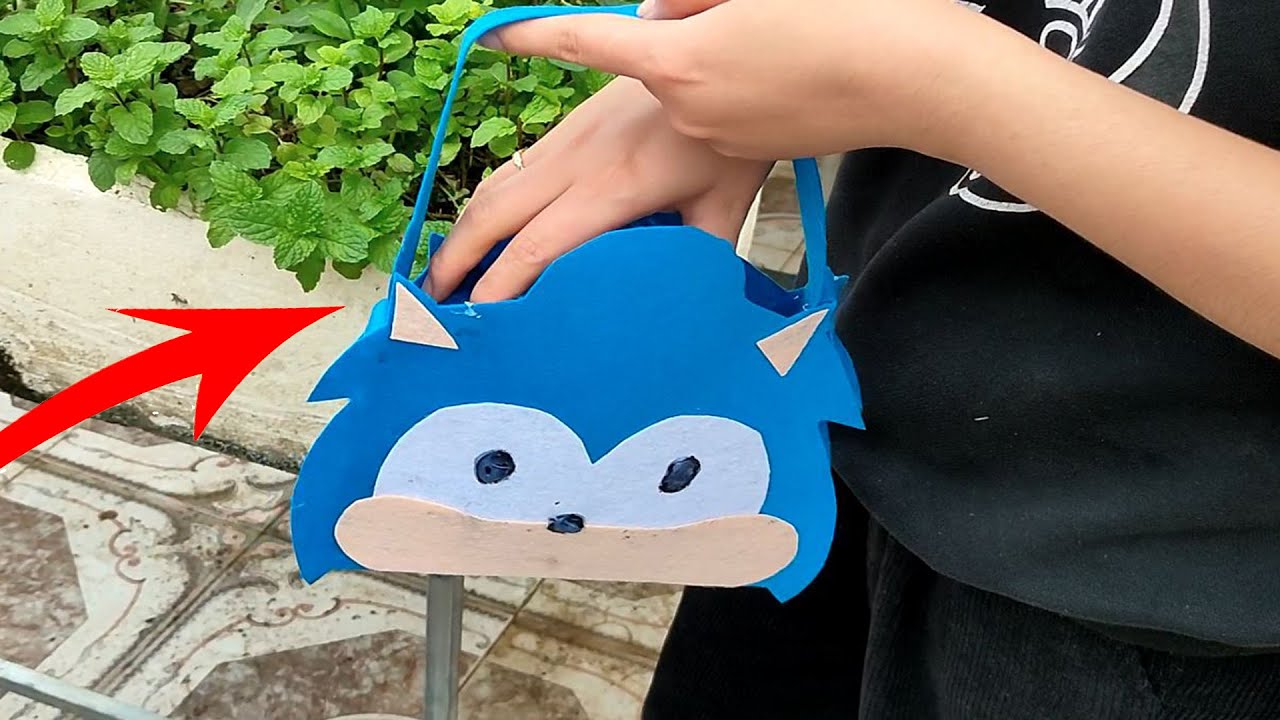 Sonic boom Bags - How To Make fabric Bags with Handles | Origami Gift ...