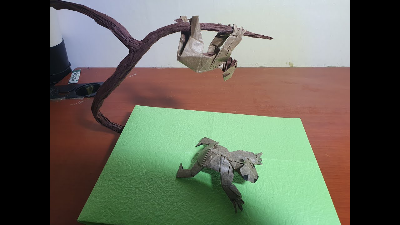 나무늘보 접기2(Sloth Origami) - YouTube