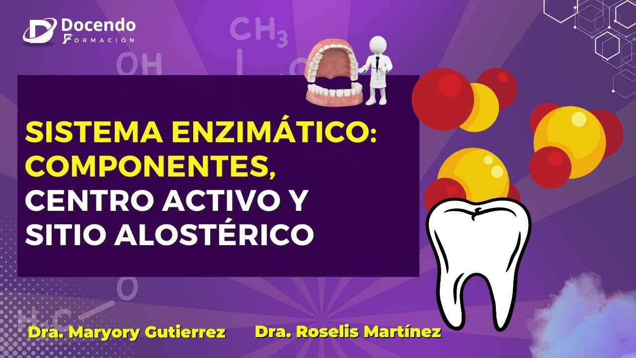Sistema enzimático componentes, centro activo y sitio alostérico - YouTube