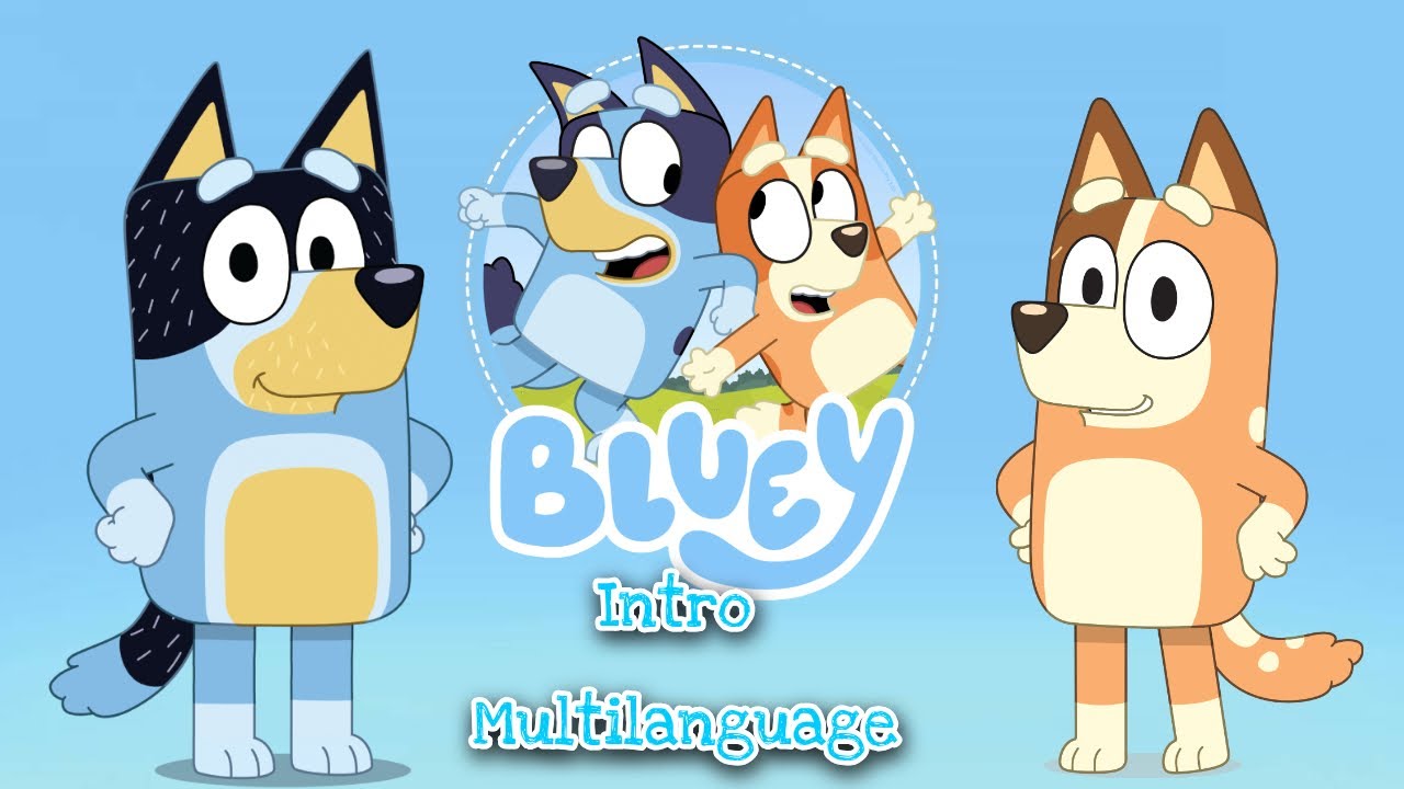 Bluey Intro Multilanguage (Part 1) - YouTube