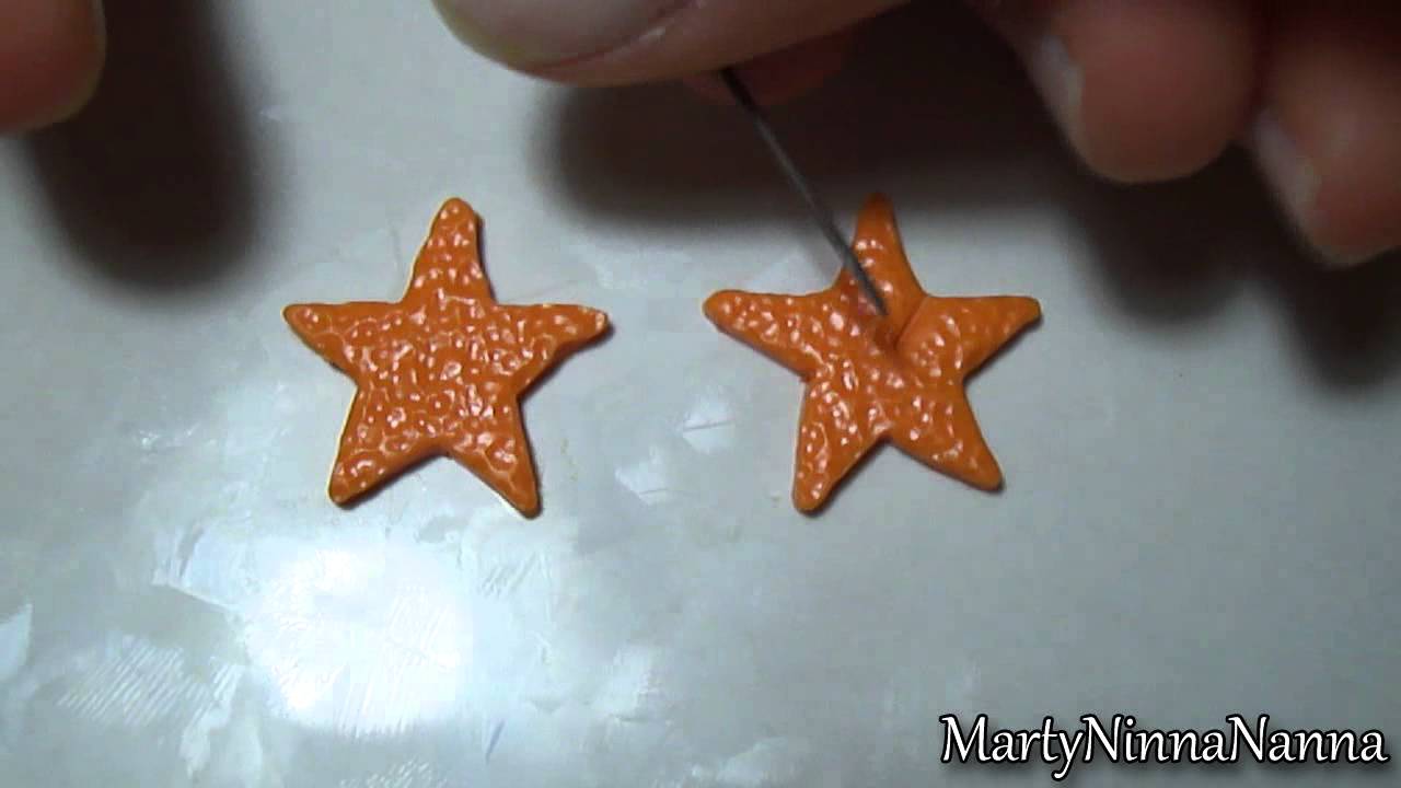 Polymer Clay Starfish Tutorial - Come realizzare una stella marina in ...
