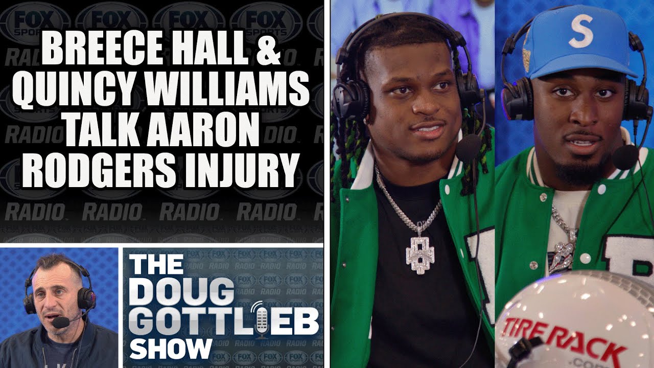 Breece Hall & Quincy Williams Reflect on Aaron Rodgers Injury | DOUG ...