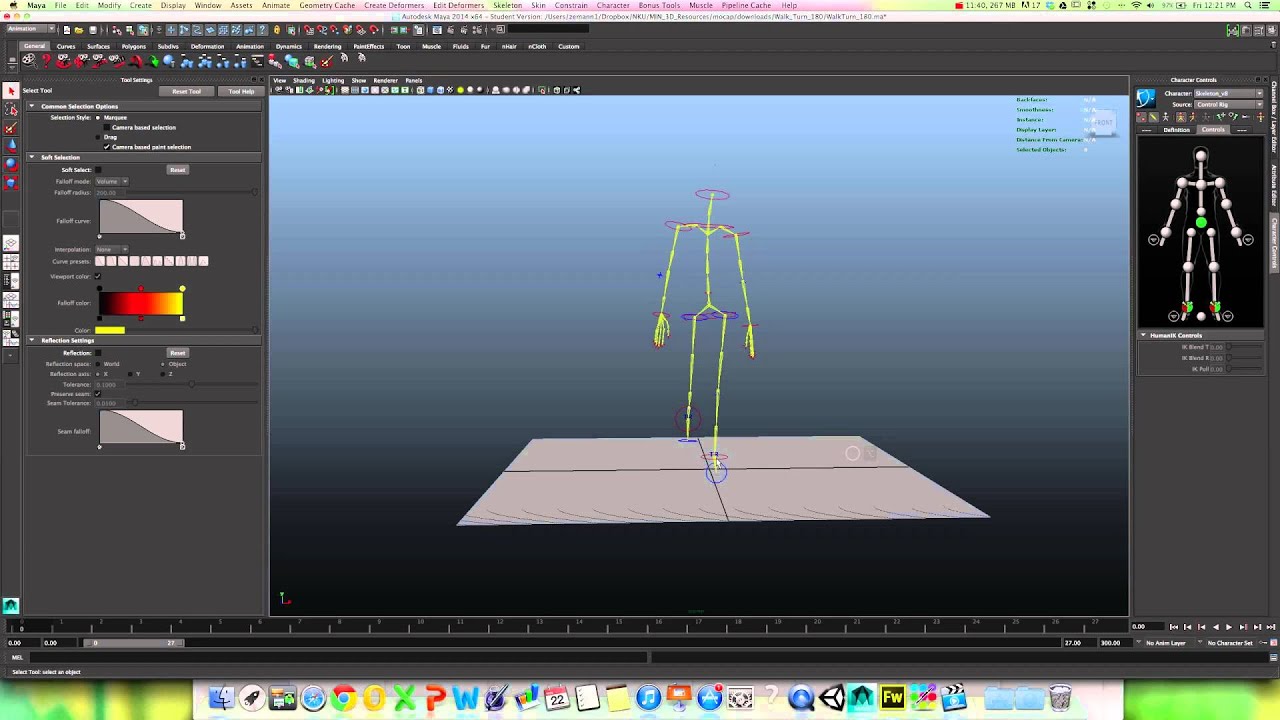 Working with mocap 1 editing raw data - YouTube