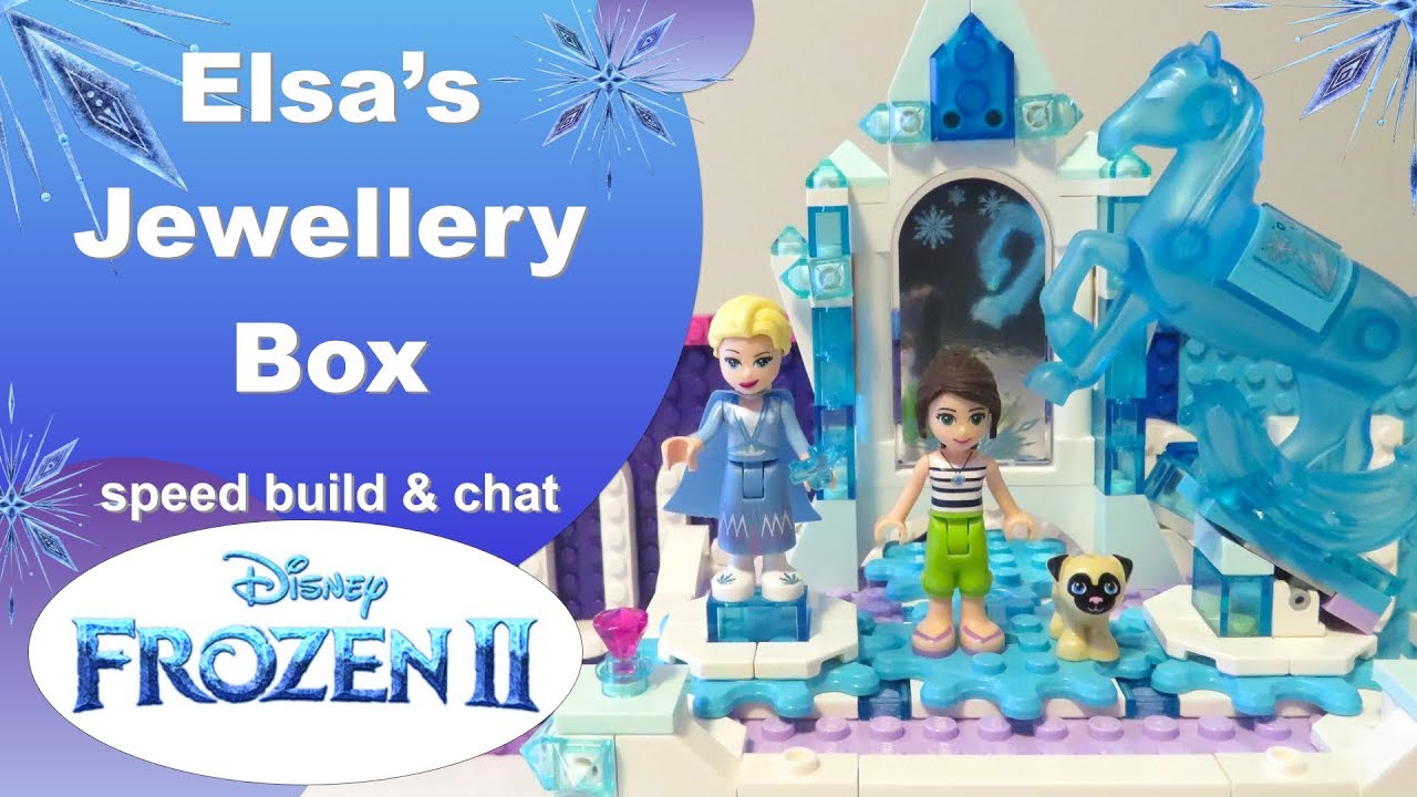 Frozen Lego Jewellery Box for Elsa - speed build and chat - YouTube