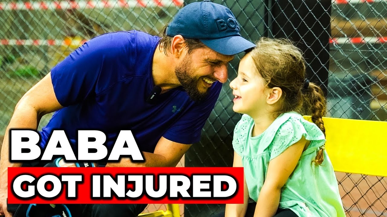 Baba Got Injured during net practice | Shahid Afridi - YouTube