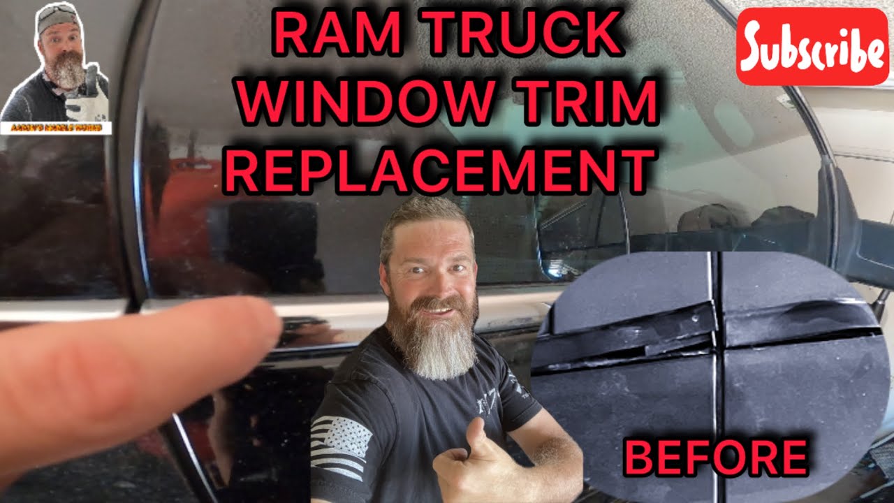 RAM 2500 WINDOW SILL TRIM REPLACEMENT 1500 2500 3500 4TH GEN 2013-2018 ...