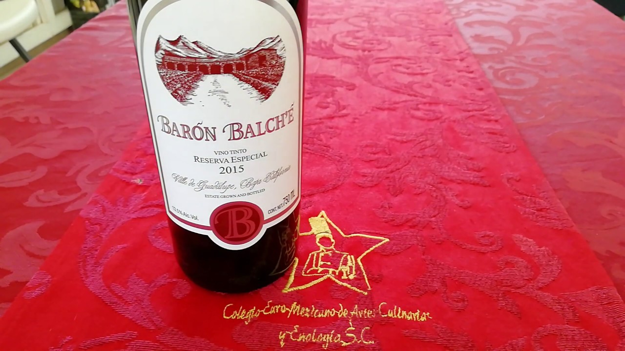Barón Balche Reserva Especial 2015 ☆ Colegio de Chef & Sommelier. - YouTube