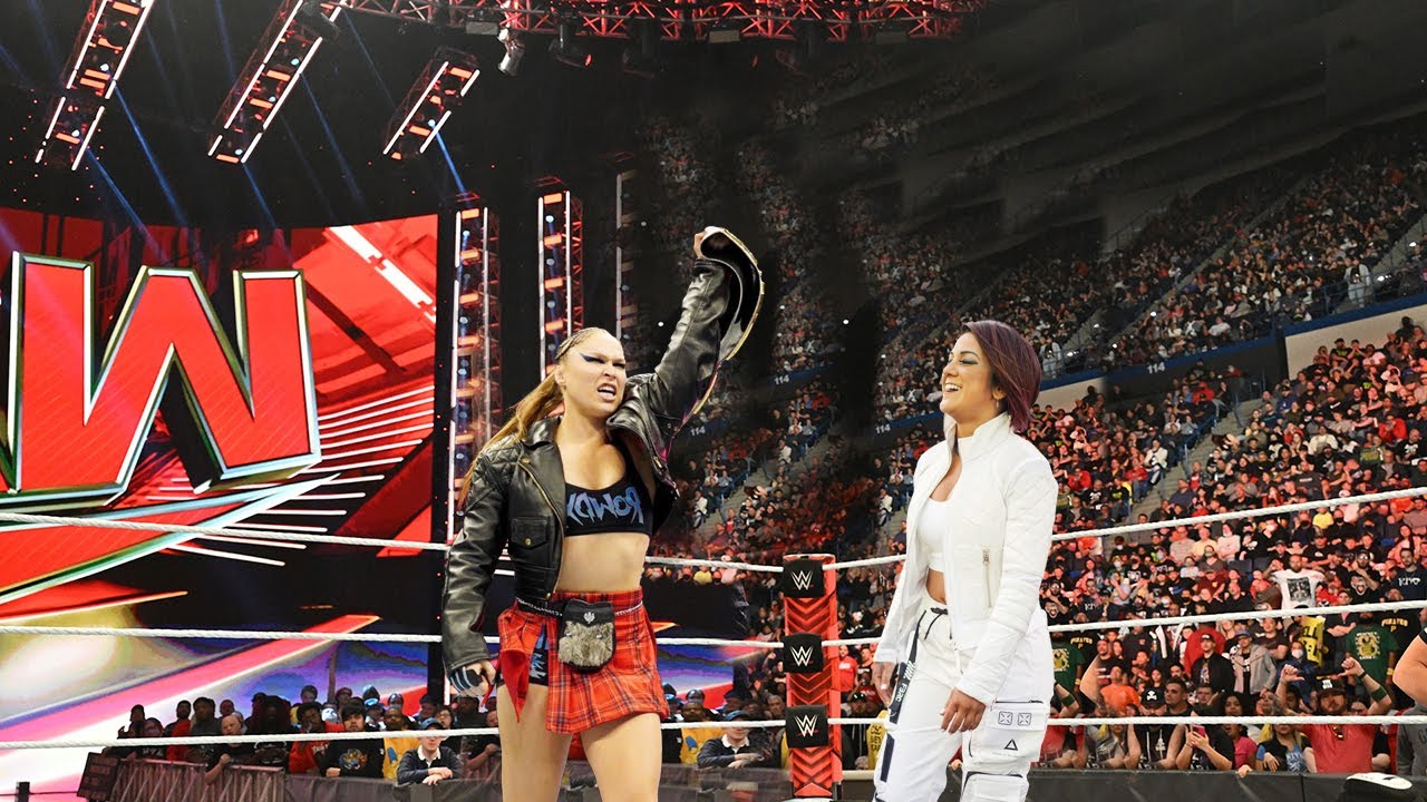 Ronda Rousey vs Bayley ll WWE Full macth - YouTube