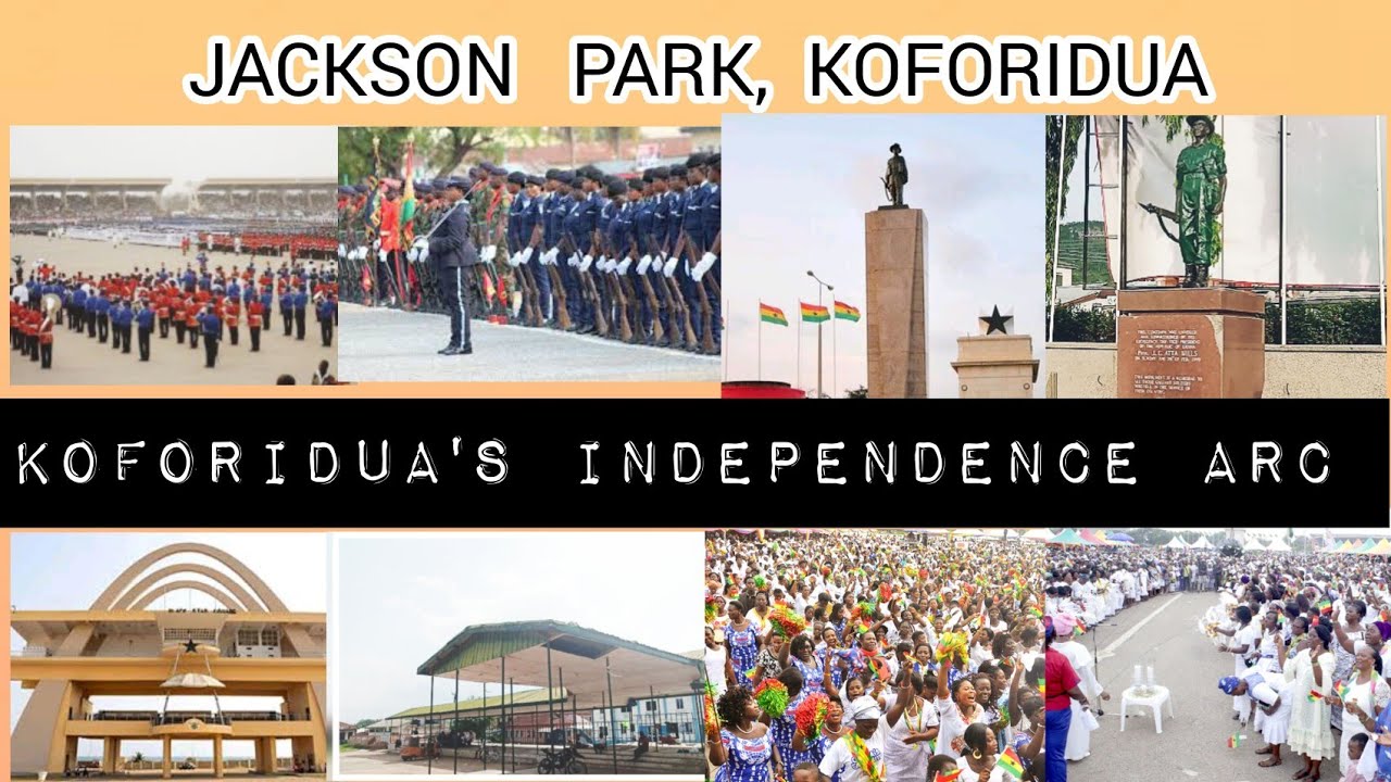 Jackson Park, Koforidua. (KOFORIDUA' s Independence Arc) - YouTube