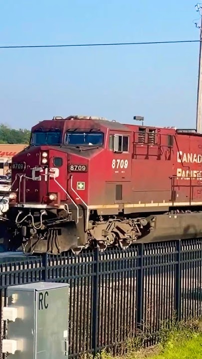 CP #8709 leads Manifest Westbound on the CPKC Watertown Sub #cpkcrailway #train #wauwatosa - YouTube