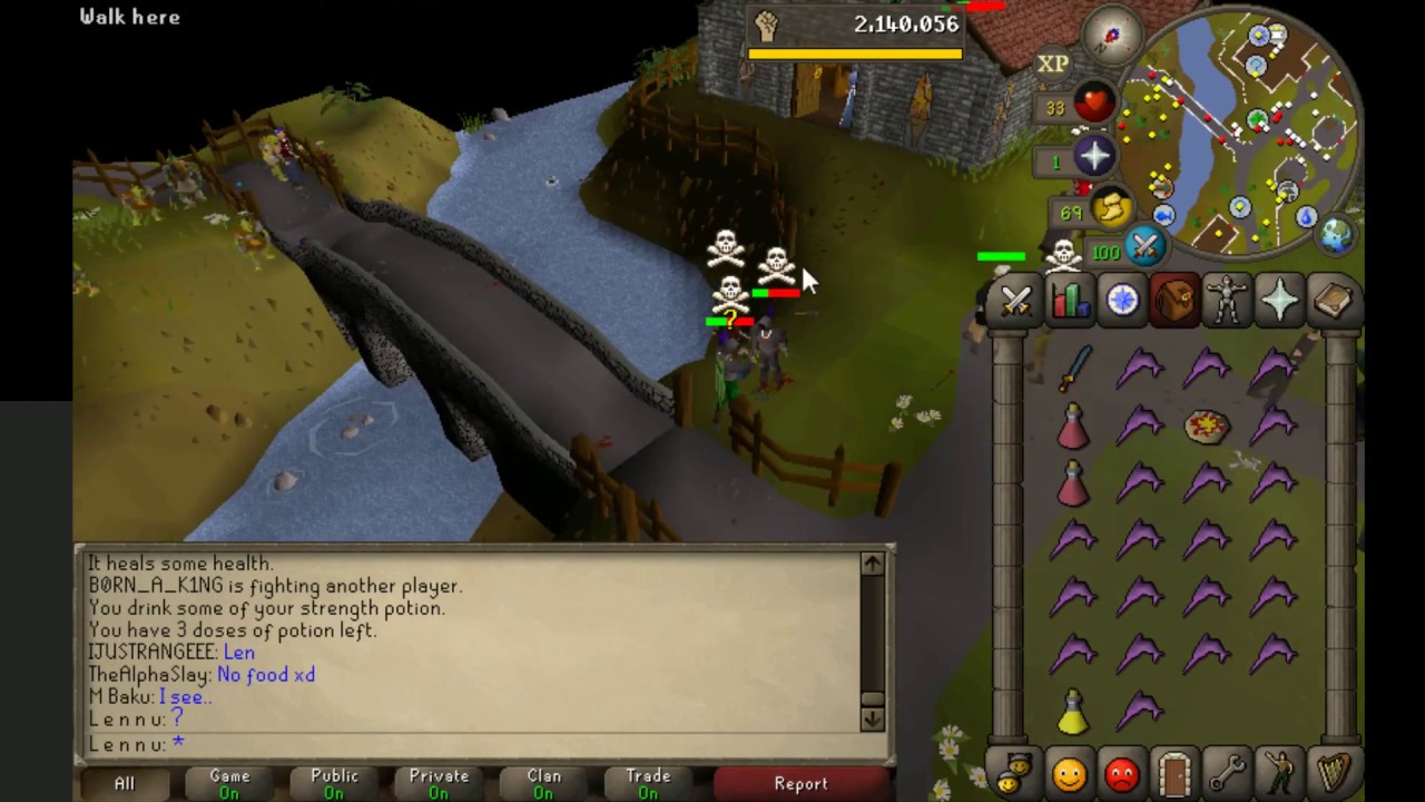 Runescape old school pvp f2p CHilling in lumby crazymuuu - YouTube