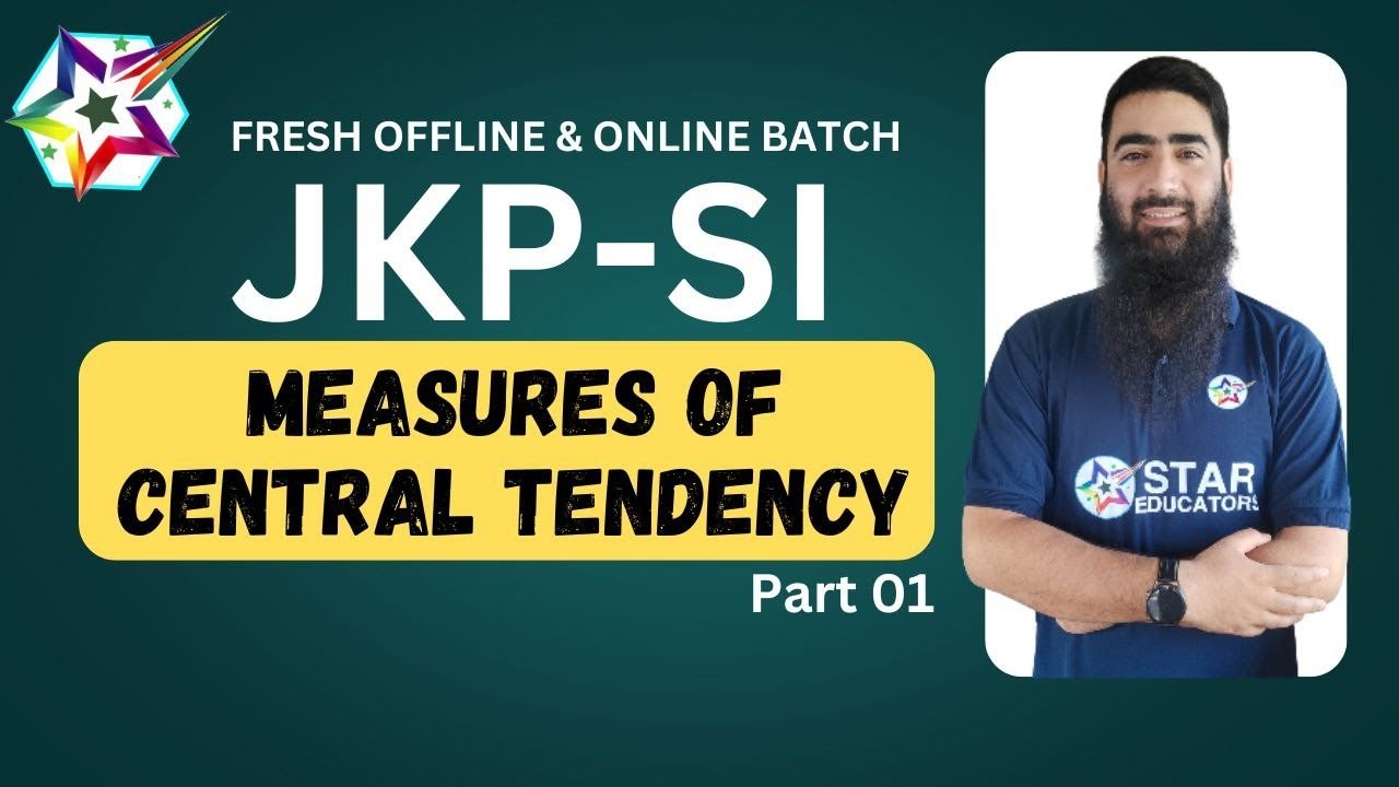 JKSSB JKP SI | Measures Of Central Tendency | JKSSB, SSC, JKP SI Fresh ...