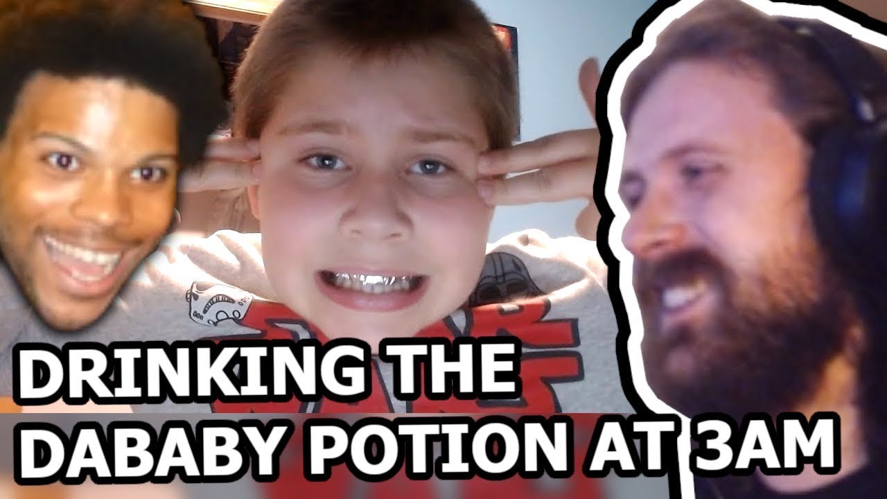 Forsen Reacts To drinking the dababy potion at 3am - YouTube