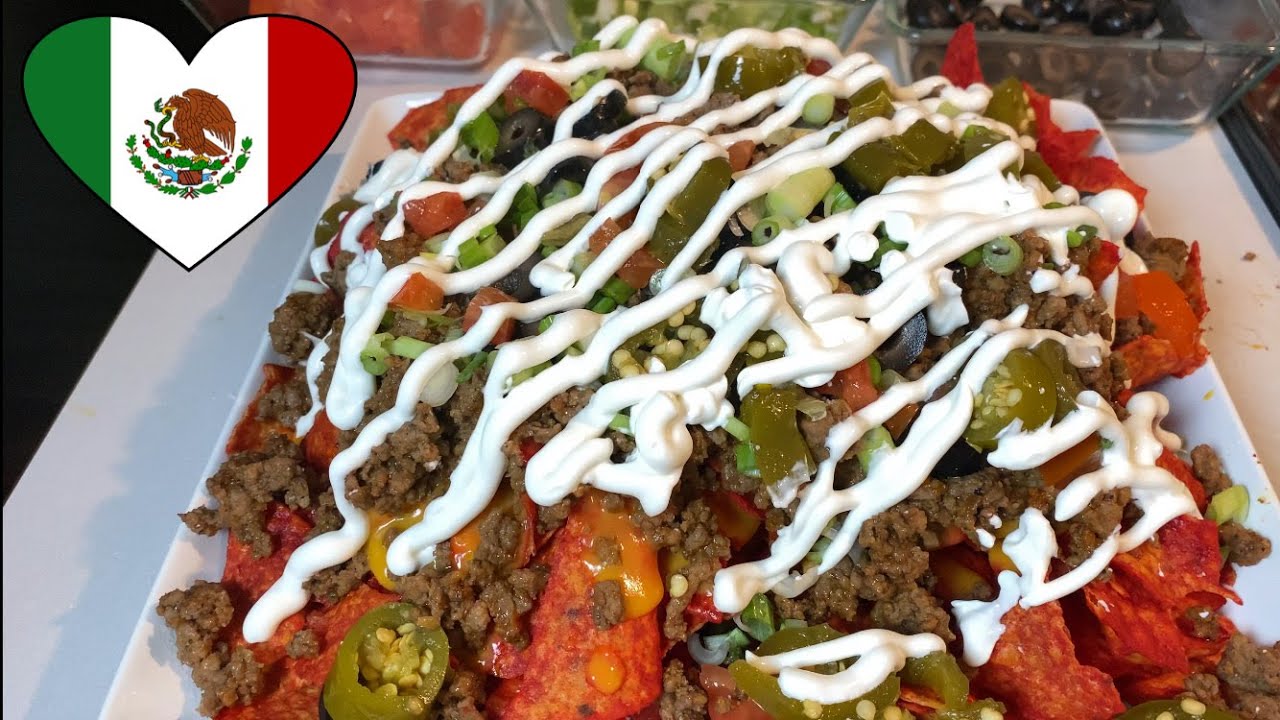 LOADED FLAMING HOT DORITOS NACHOS - YouTube