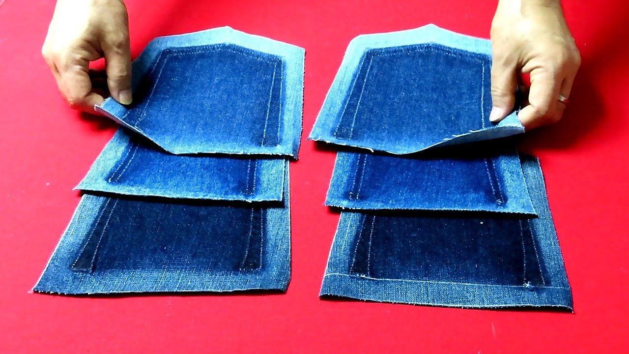 DIY청바지 "주머니 자국"도 "작품"이 됩니다!/The pocket marks will become a "artworks ...