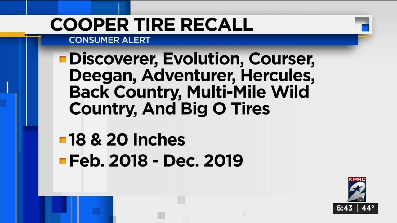 Check your tires to find out if they’re included in this recall - YouTube