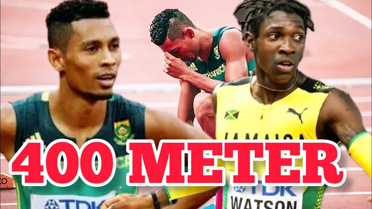 400 Meters Jamaican Watson Defeat Wayde Van Niekerk Of South Africa ...