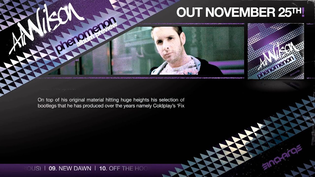 Ali Wilson-Phenomenon (Album preview) [In Charge Records] - YouTube