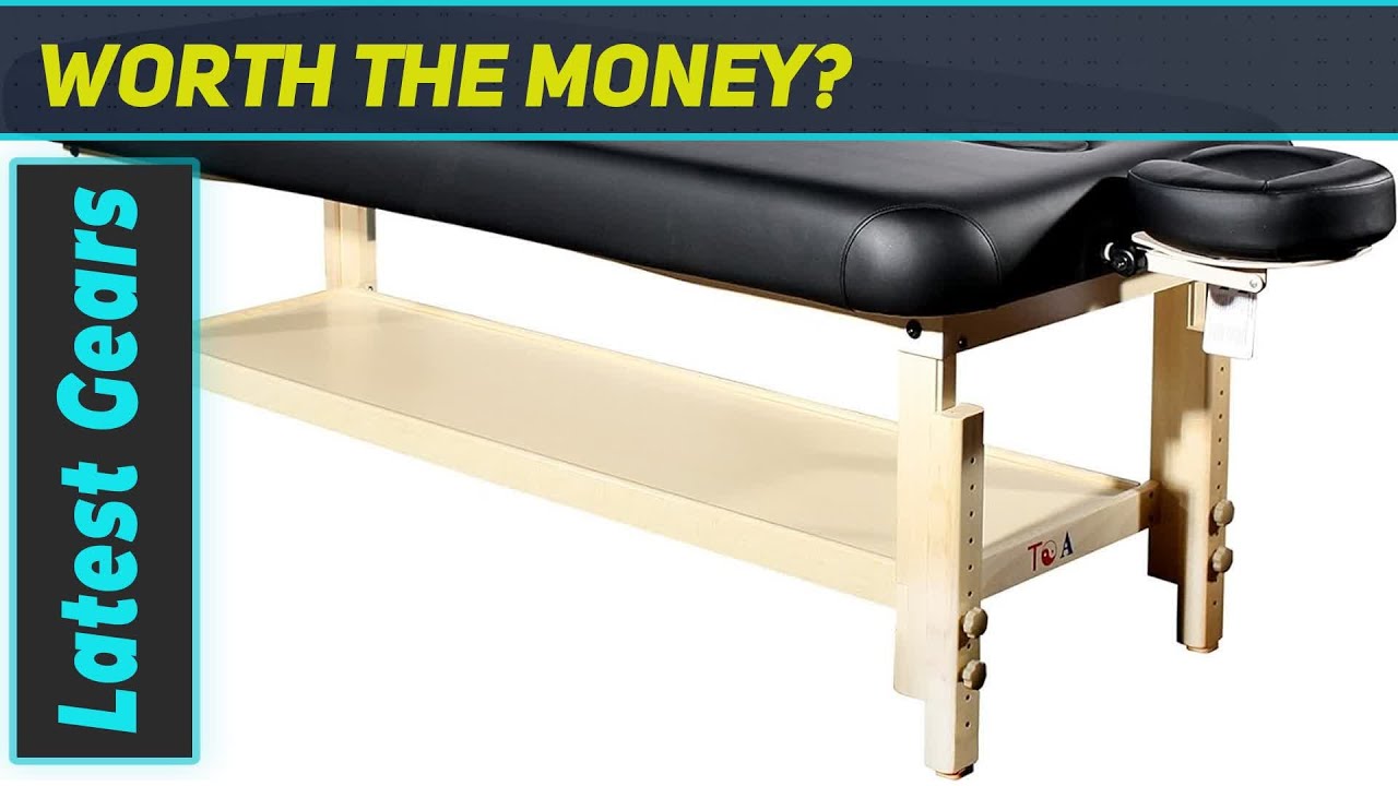 Professional Stationary Adjusting Height Spa Massage Table w/Tray: The ...