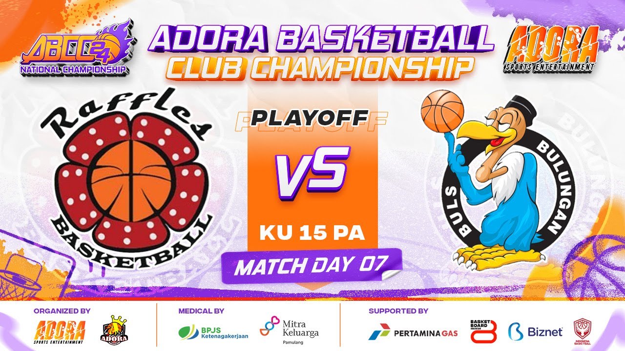 🔴 LIVE D7 | PLAYOFF [ Match 2 ] RAFFLES WHITE VS BULS BULUNGAN A ( KU ...