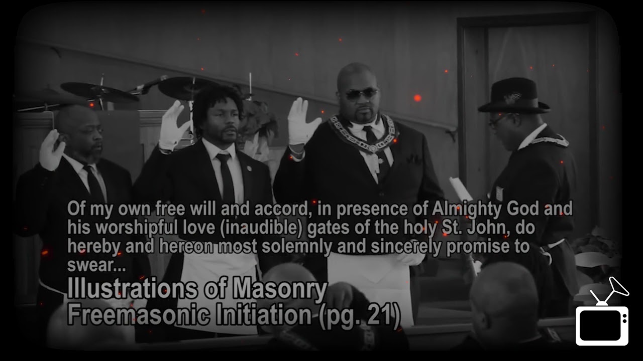 SATANIC RITUALS: Freemasons takes Pledge in Baptist Church - YouTube