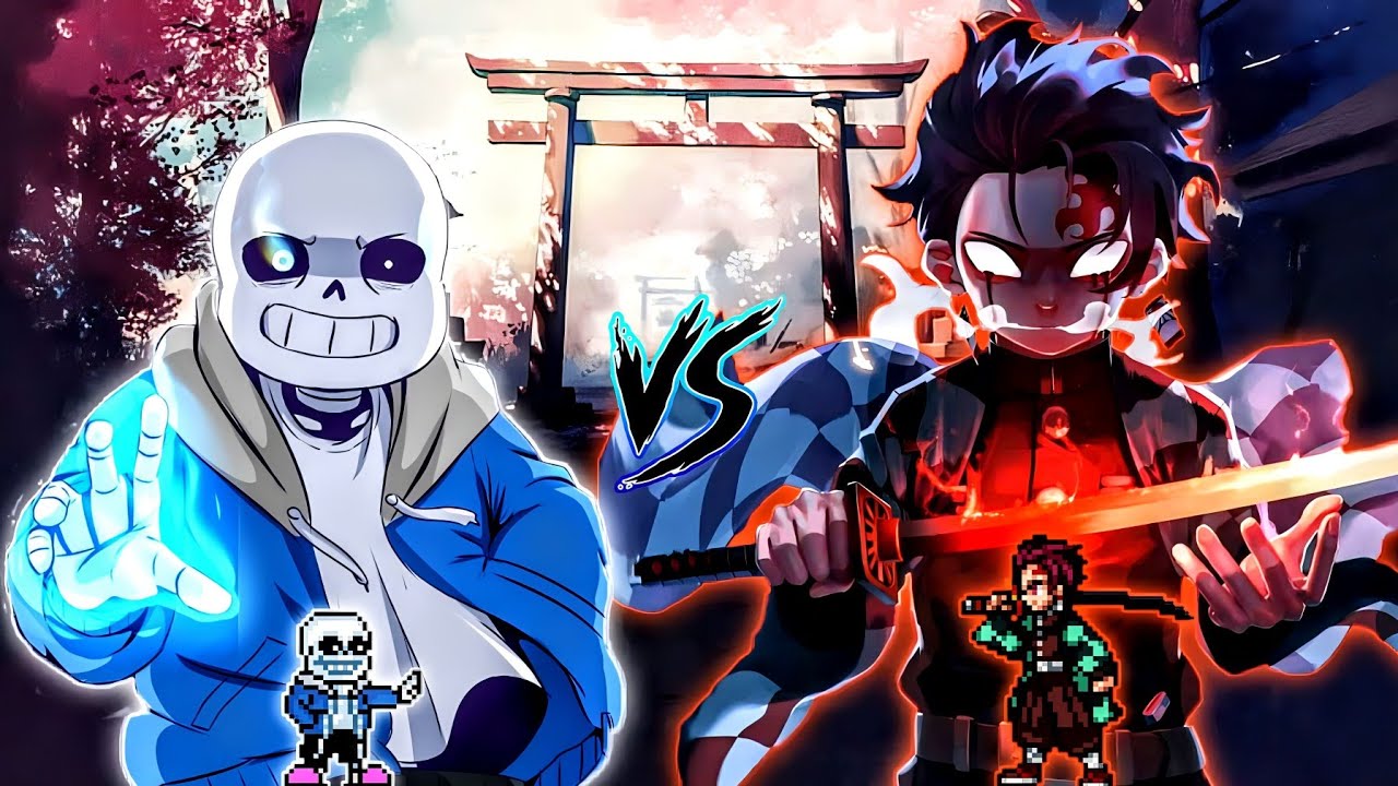 Classic Sans OP VS Tanjiro Chaos OP in Jump Force Mugen - YouTube