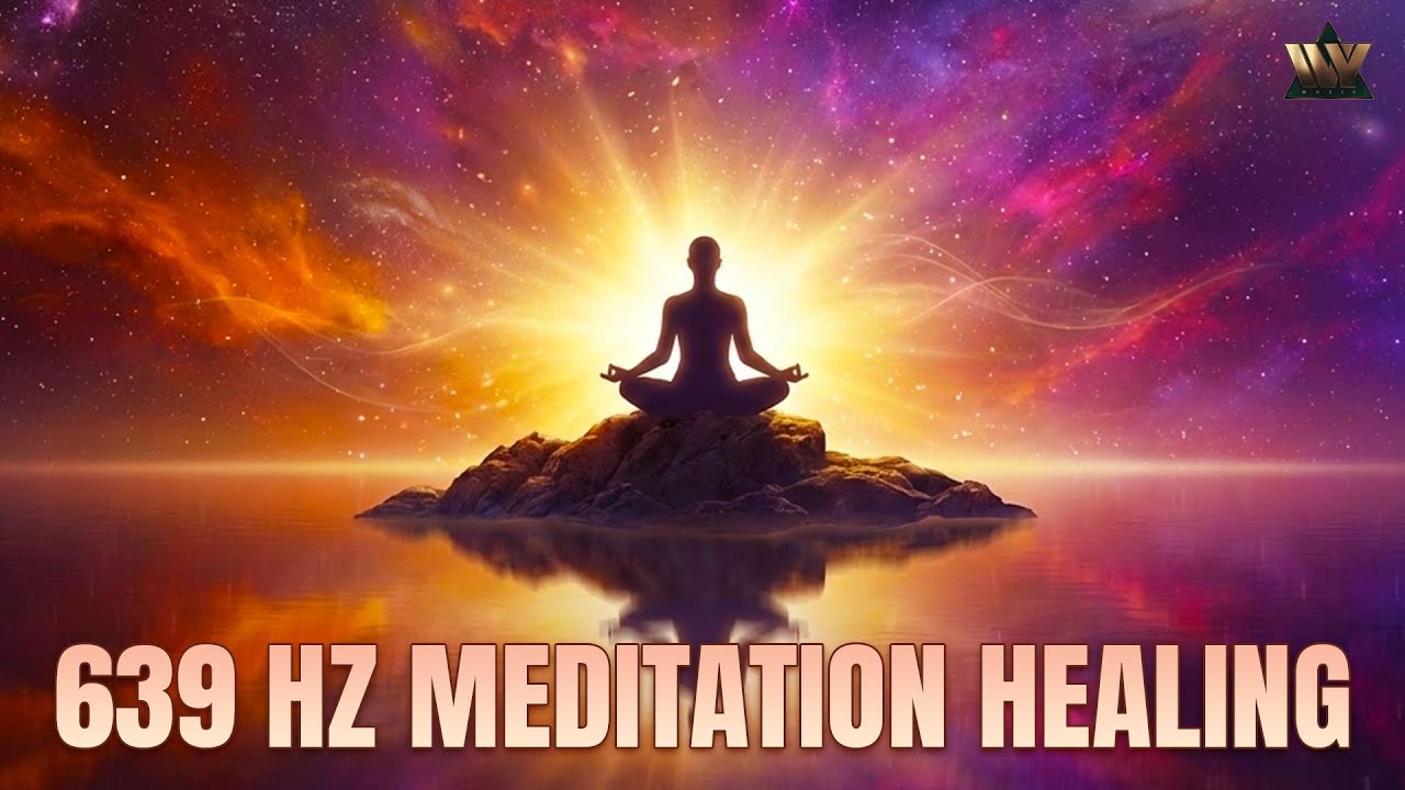 639 Hz Meditation Healing | Heart Chakra Frequency | Love, Harmony ...